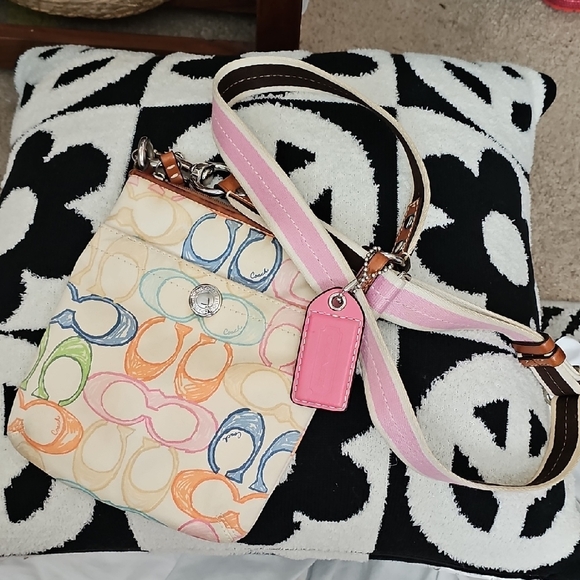 Coach | Bags | Coach Pastel Signature Crossbody Bag | Poshmark